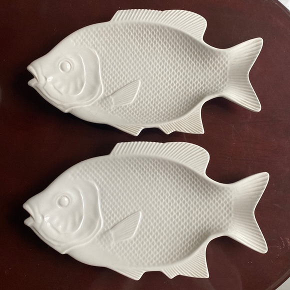 Ocean Sakakibara Japan | Dining | 2 Large Fish Shaped Plate Platers ...